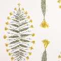 fern fusion wallcovering in beautiful golden, pink and vanilla tones ...